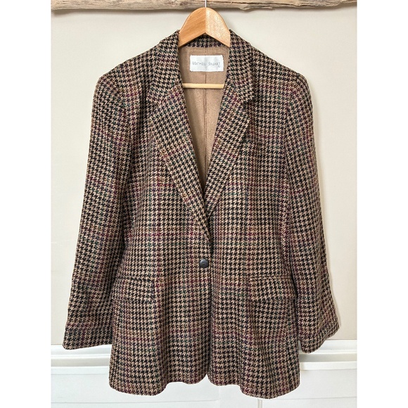 Michelle Stuart | Jackets & Coats | Vintage Tweed Blazer Gorgeous For ...